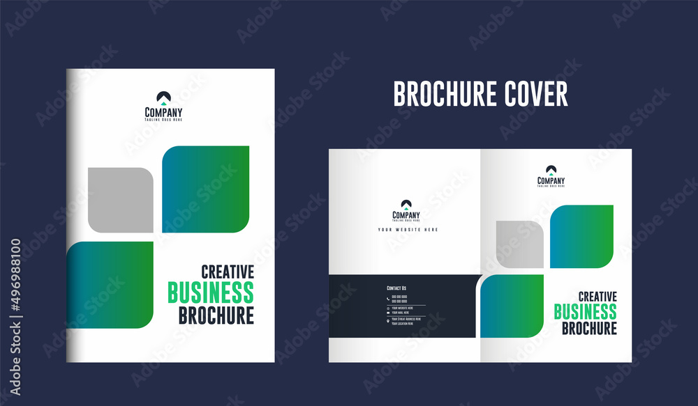 Business Brochure Cover Page Design, Brochure Design Template Design ...