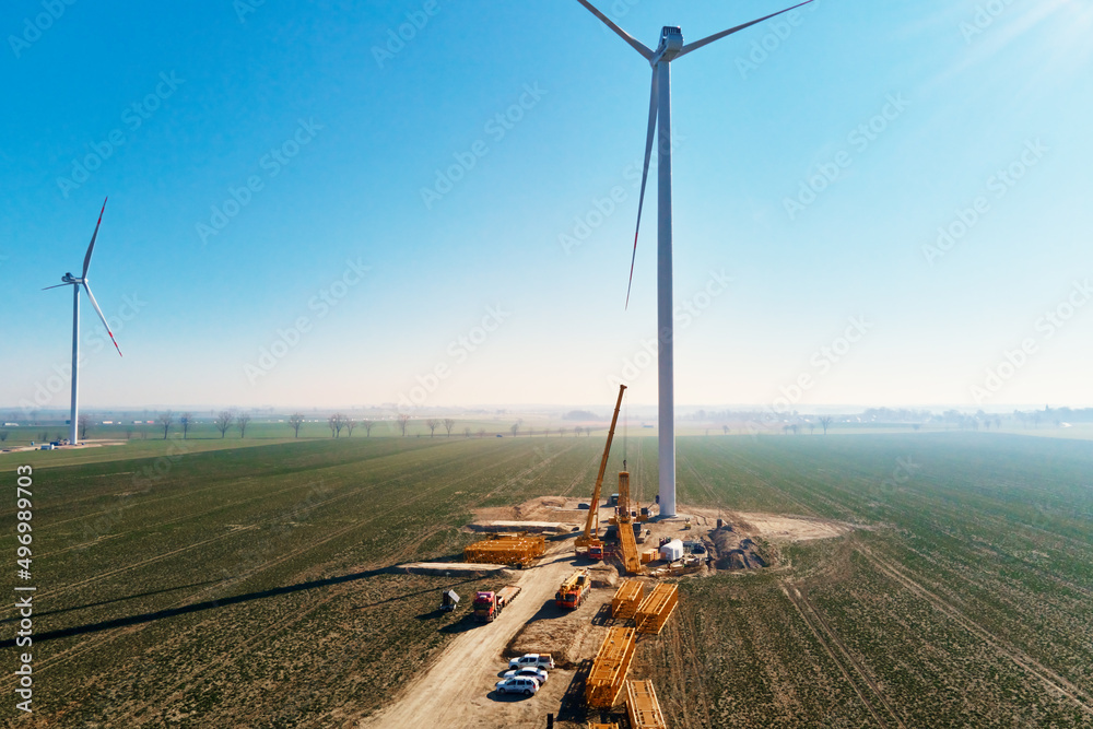 Installing new wind generator, Windmill turbine maintenance ...