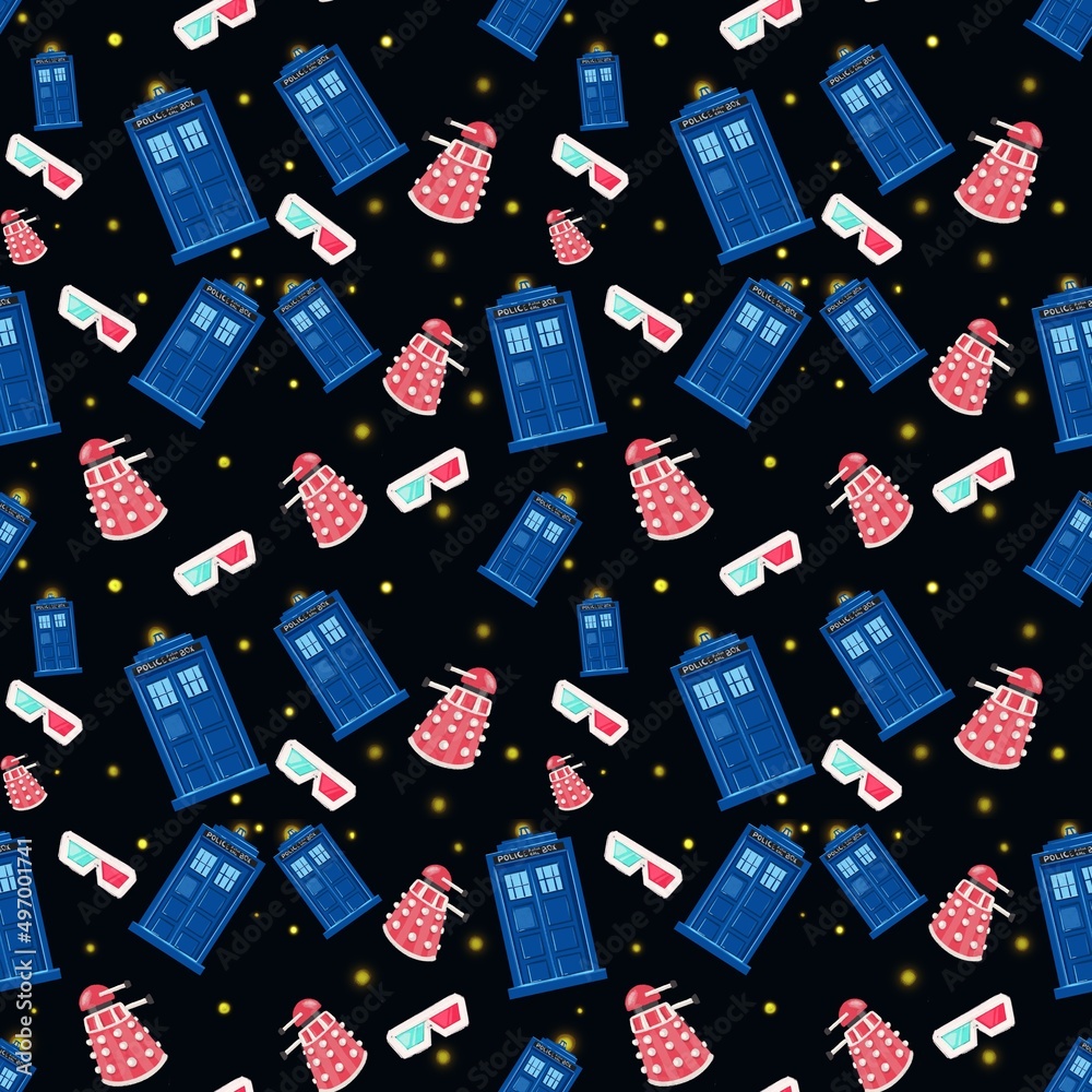 Tardis Wallpaper Pattern