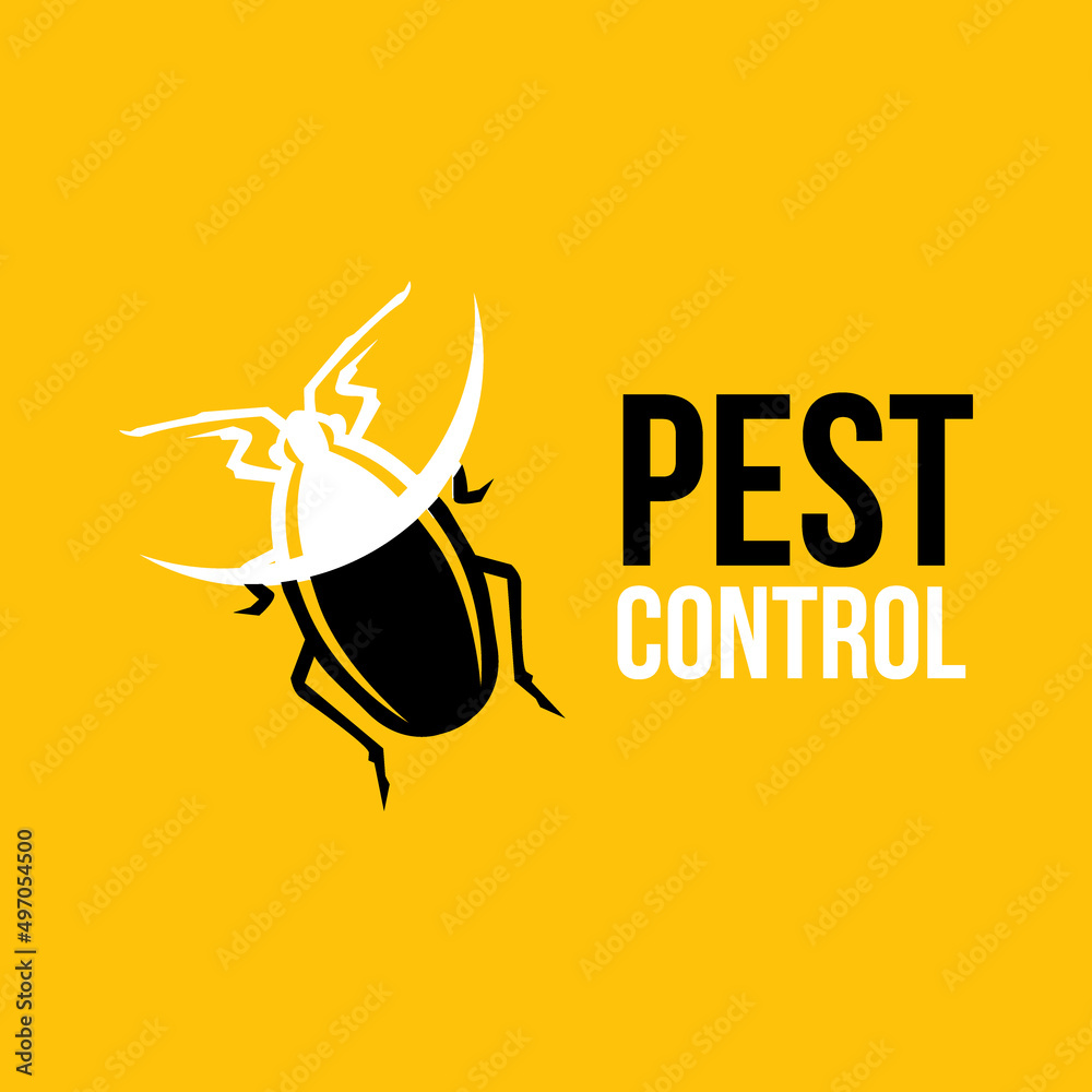 Vector set of logos for pest control company Stock Vector | Adobe Stock
