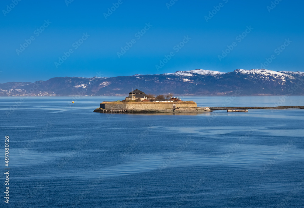 Munkholmen island, previously a monastery, a fortress, a prison, and a ...