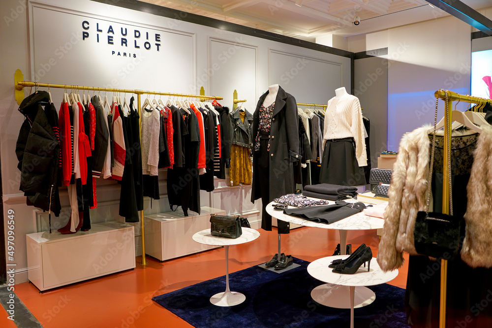 ROME, ITALY - CIRCA NOVEMBER, 2017: women's clothing on display at a ...