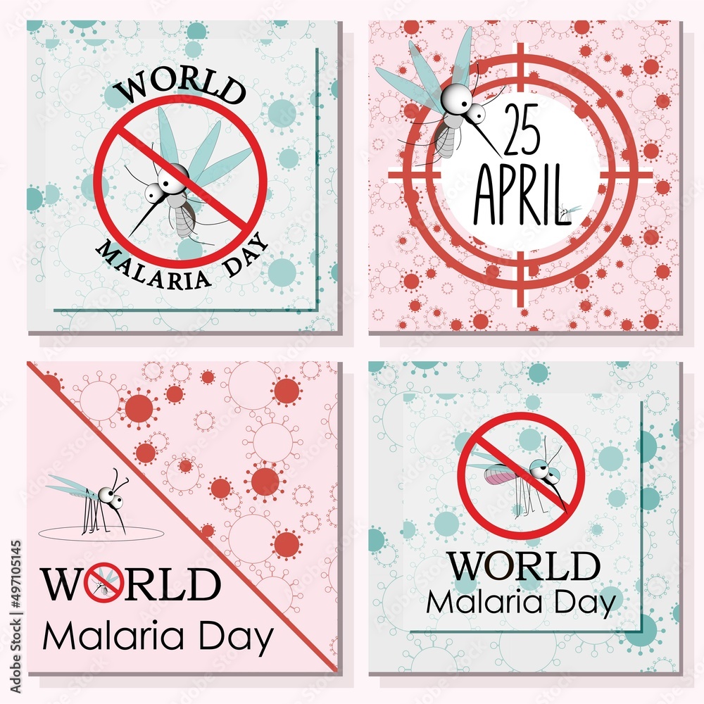 World Malaria Day vector illustration. Suitable for greeting card ...