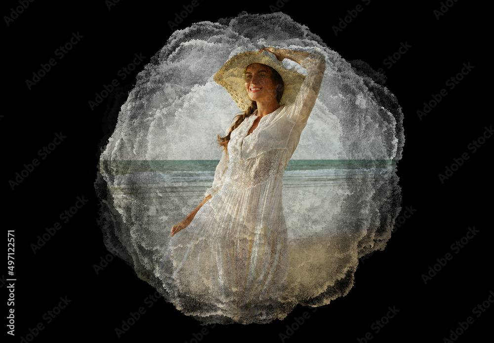 Abstract Textured Photo Effect Stock Template | Adobe Stock