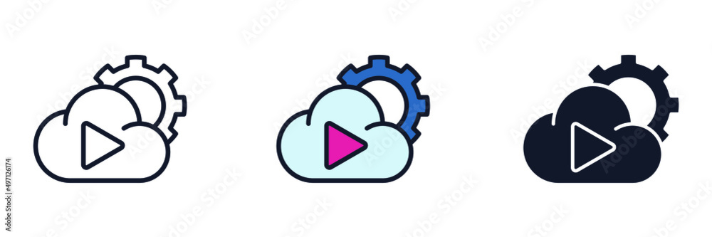 content management icon symbol template for graphic and web design ...