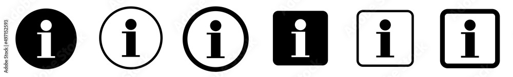 Info Point Icon Blue | Info Points Information Illustration | i Point ...