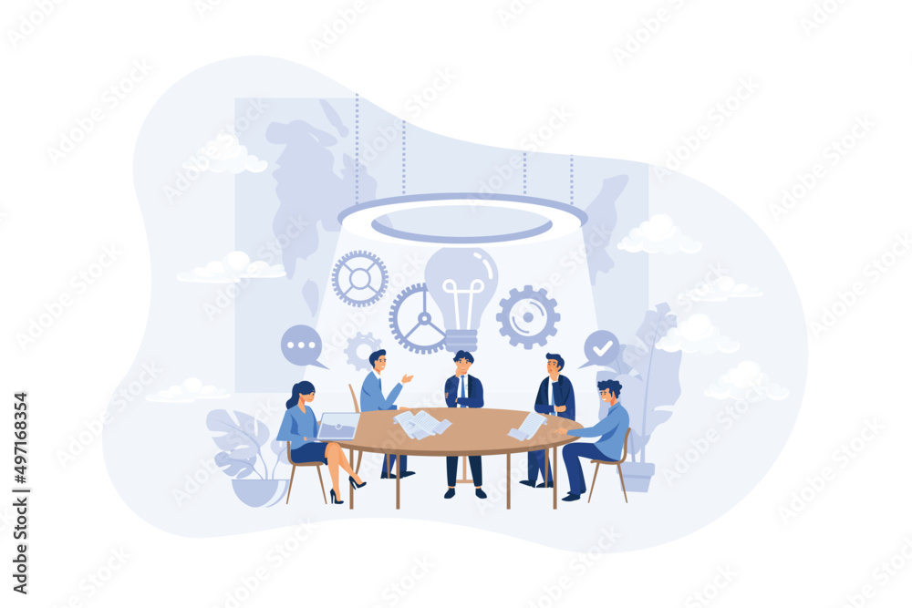 Council meeting and CEO head discussion and brainstorm tiny person ...