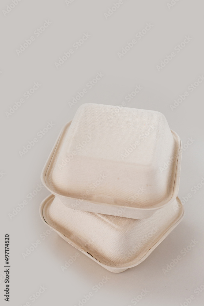 empaque biodegradable para alimentos, ecológico y sostenible Stock ...