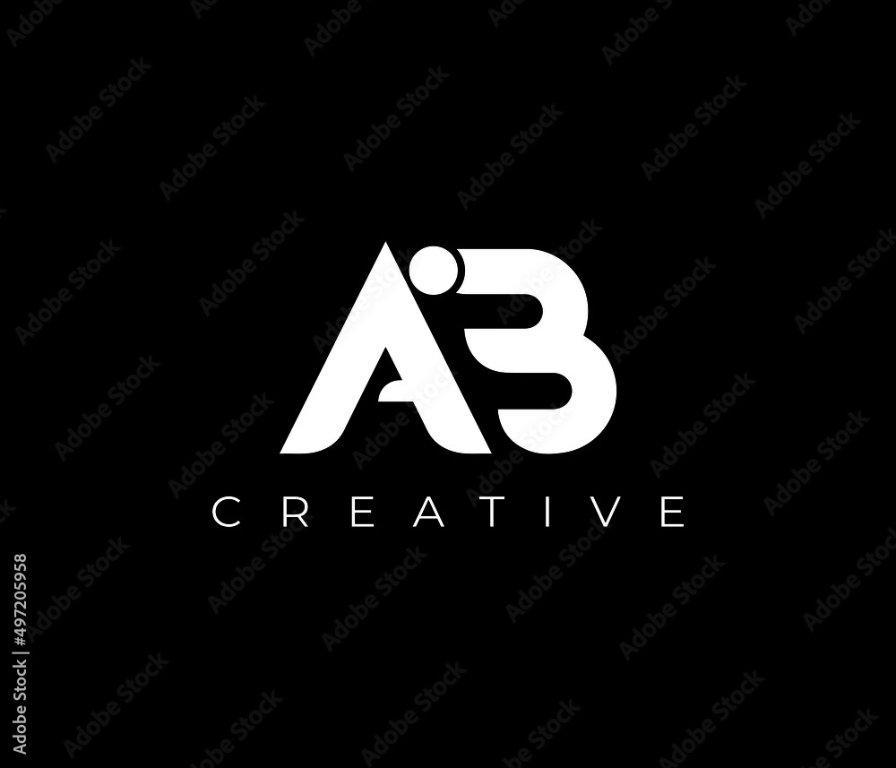 AB logo design concept, AB Logo Design Template Vector Graphic.ab ...