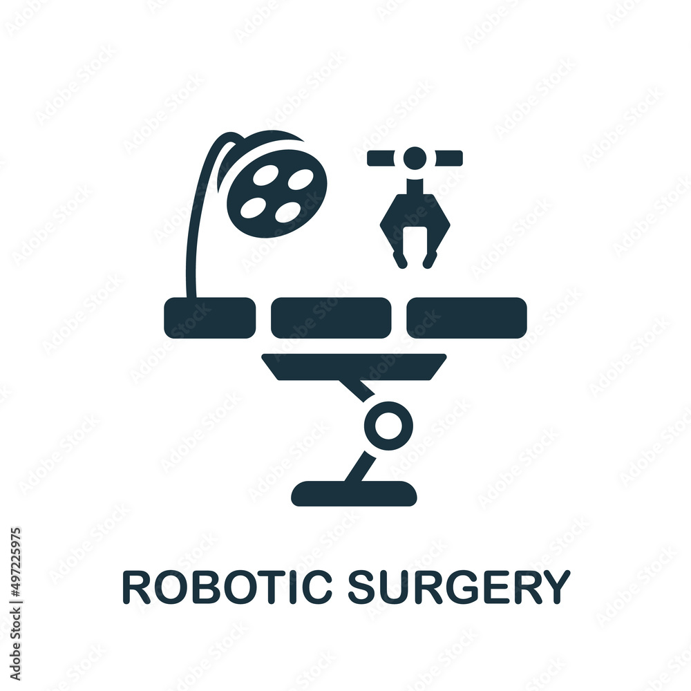 Robotic Surgery icon. Simple element from healthcare innovations ... Robotic Surgery icon. Simple element from healthcare innovations ...