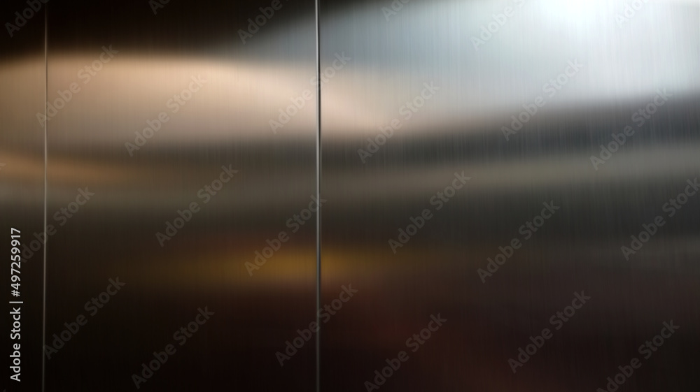 Stainless steel large sheet With light hitting the surface For ...