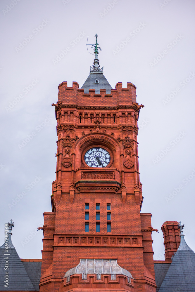 Pierhead Building is a Grade I listed building in Cardiff Bay, Wales ...