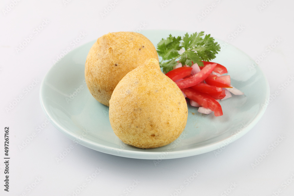 paneer bonda indian snack,Indian snack aloo vada or bonda made from ...