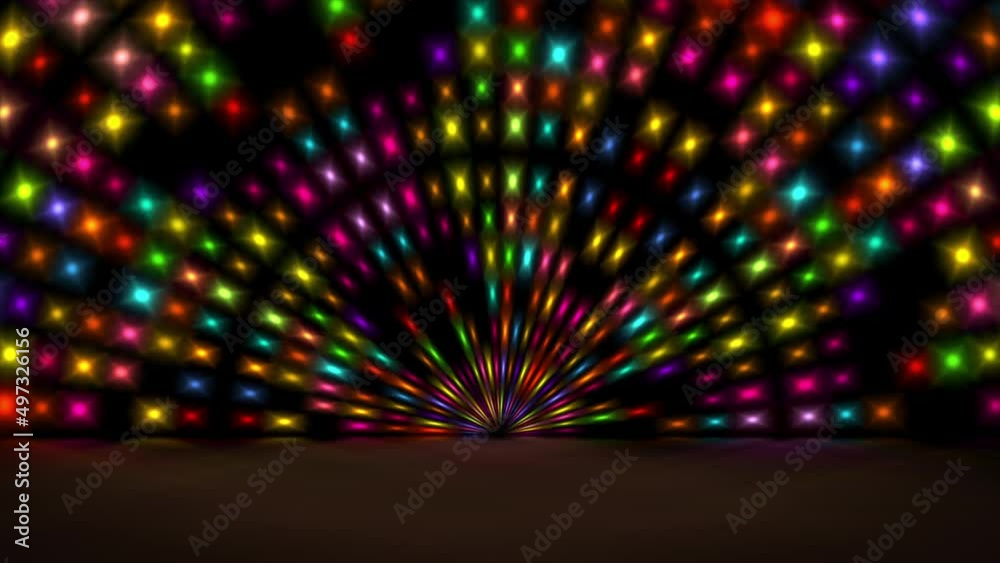 Vidéo Stock abstract seamless 4k background blue purple spectrum looped ...