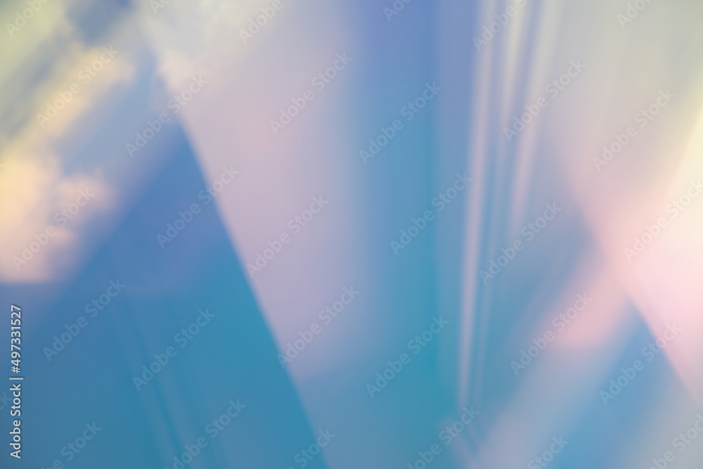 blurred soft rainbow light flares background or overlay. double ...
