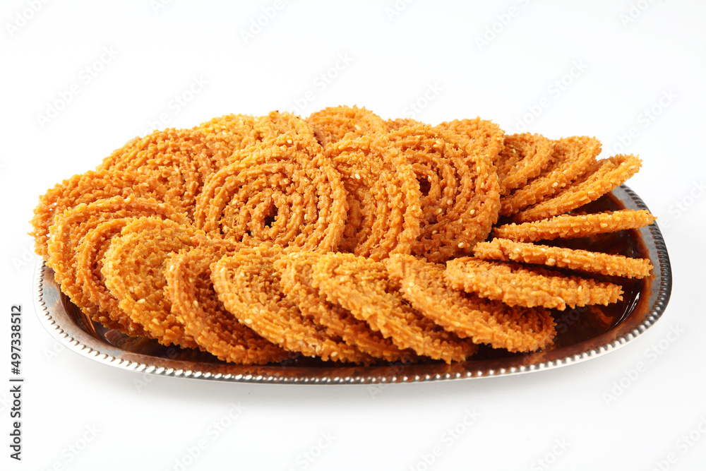 Traditional Indian Diwali snacks Chakali,murukku, Indian Traditional ...