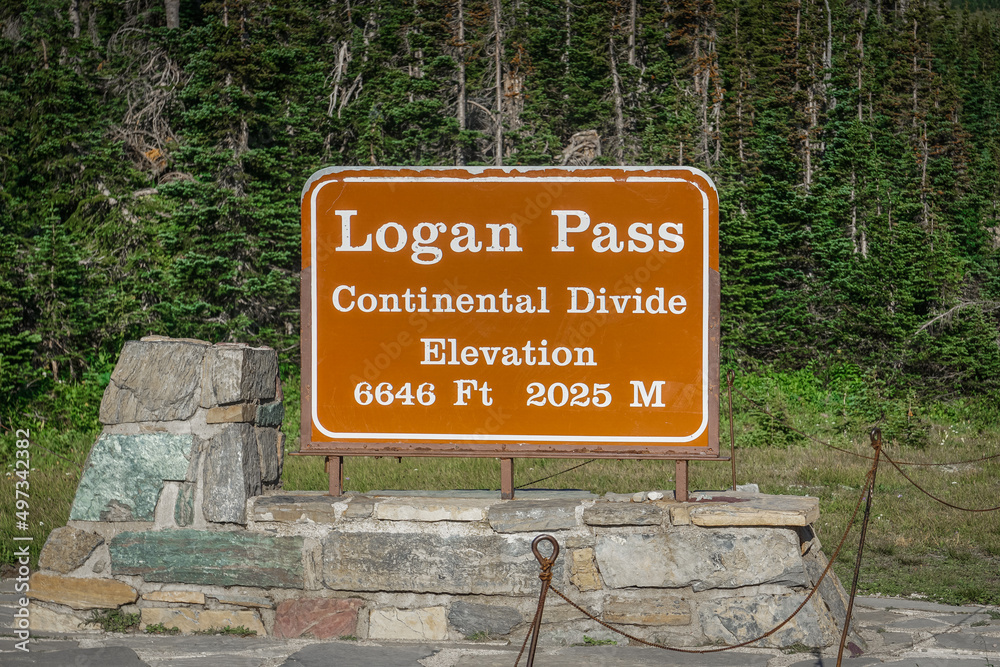 Continental Divide Sign