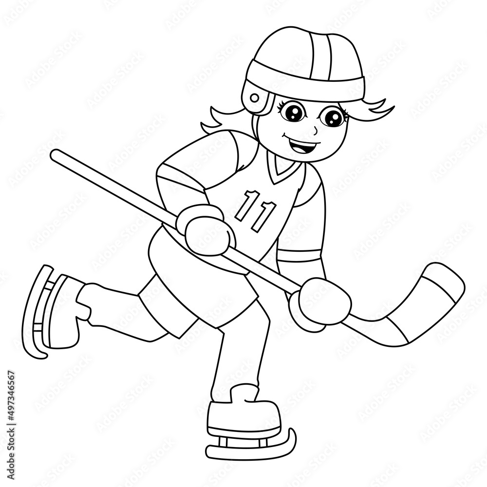 Hockey Coloring Pages
