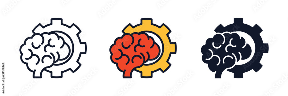 engineering thinking icon symbol template for graphic and web design ...