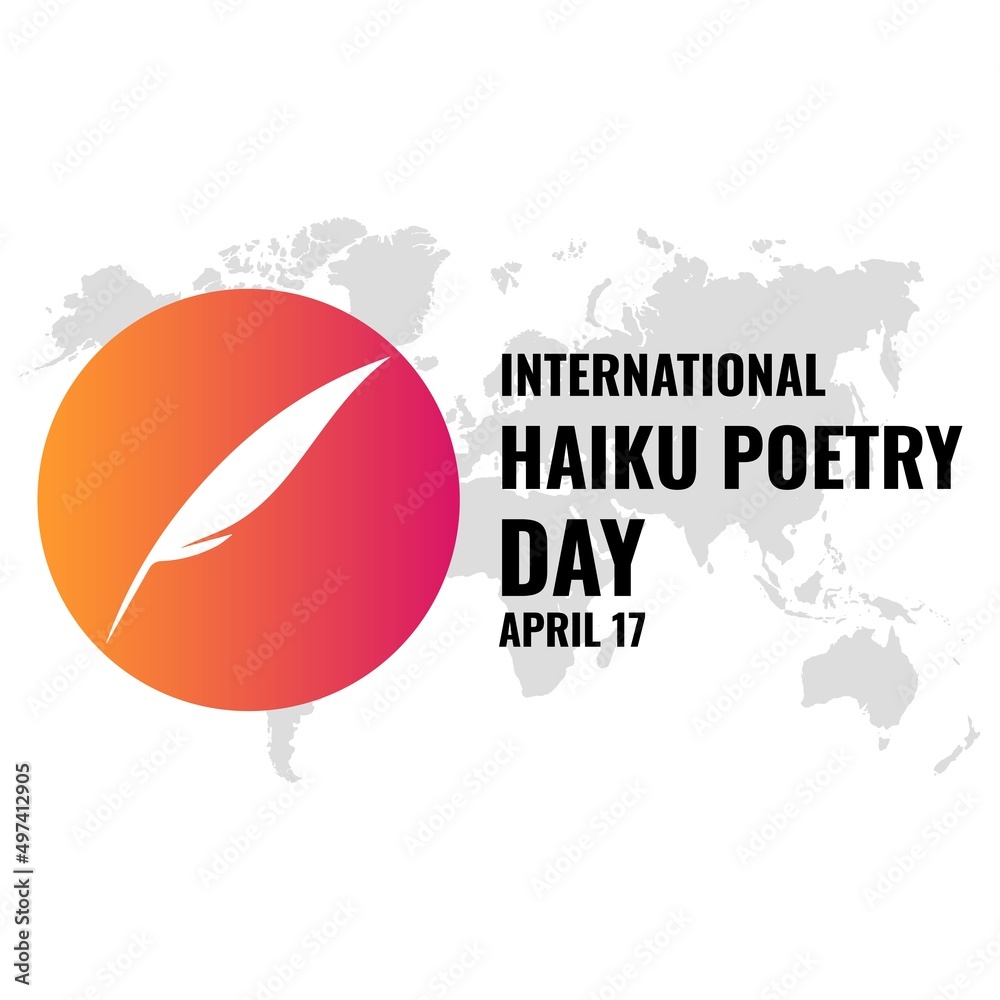 Feather Pen Icon Vector, Design Concept International Haiku Poetry Day ...