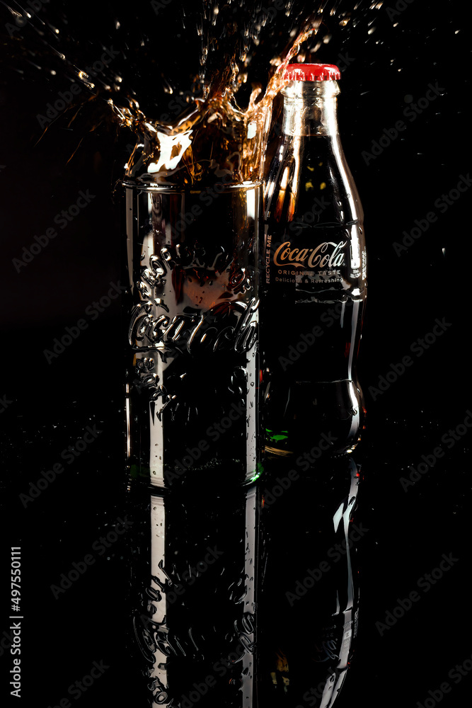 Coca Cola Splash Stock Photo | Adobe Stock