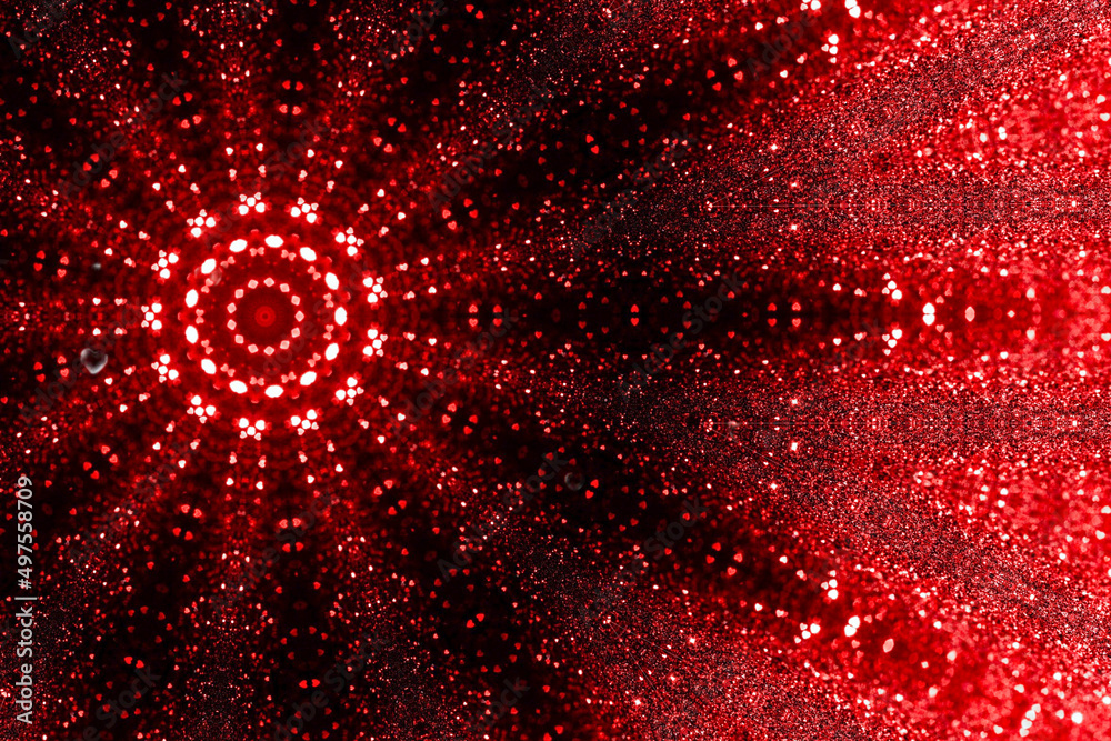 red mandala background with stars Stock Photo | Adobe Stock