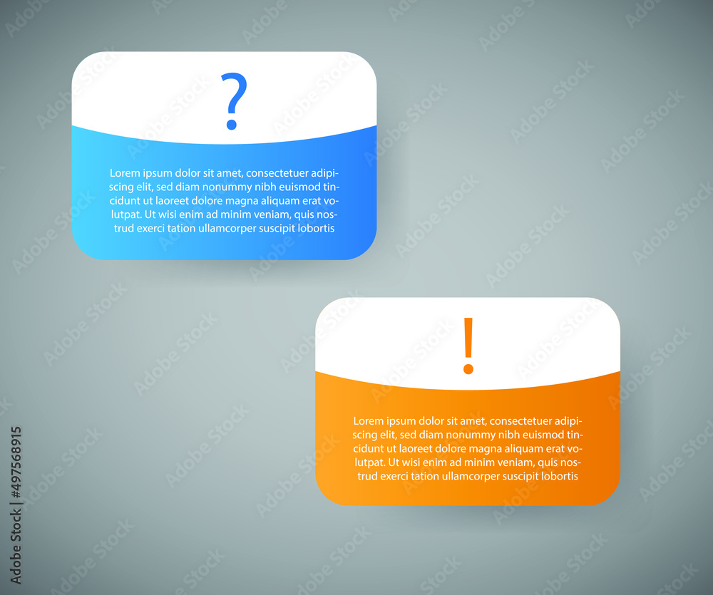 Vector two icons with the possibility of inserting text and with the ... Vector two icons with the possibility of inserting text and with the ...