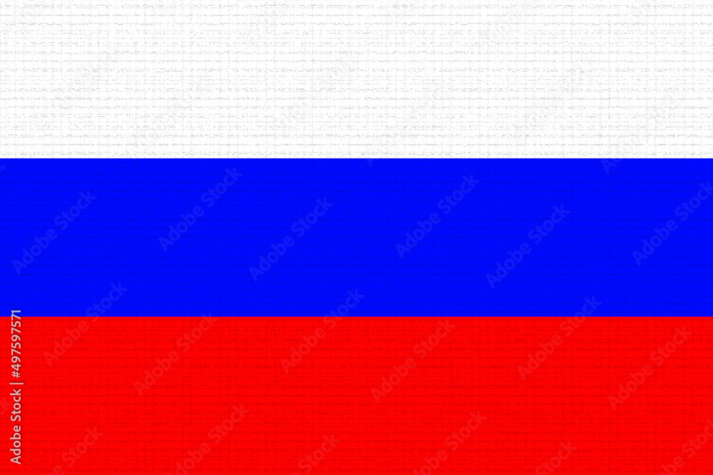 Russia flag. RU patriotism banner. Russia national symbol. State logo ...