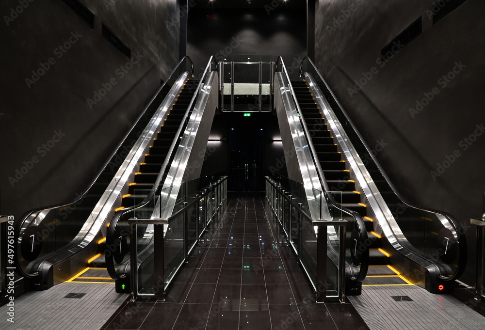BANGKOK, THAILAND - April 07, 2022 : MIRROR CRYSTAL BOARD inside a ...