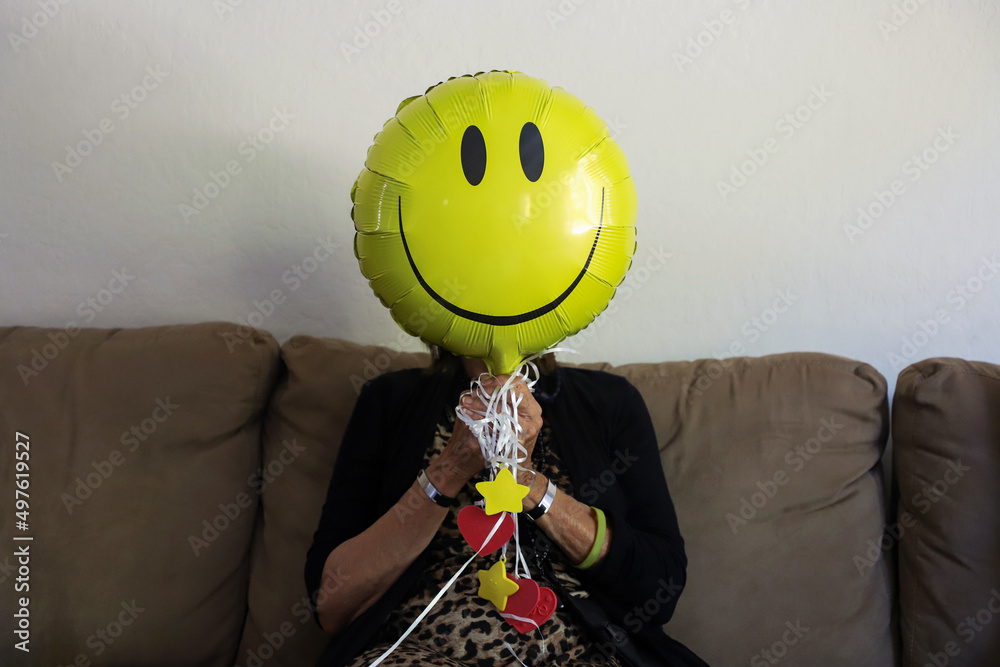 Smiley Face Lady Stock Photo | Adobe Stock