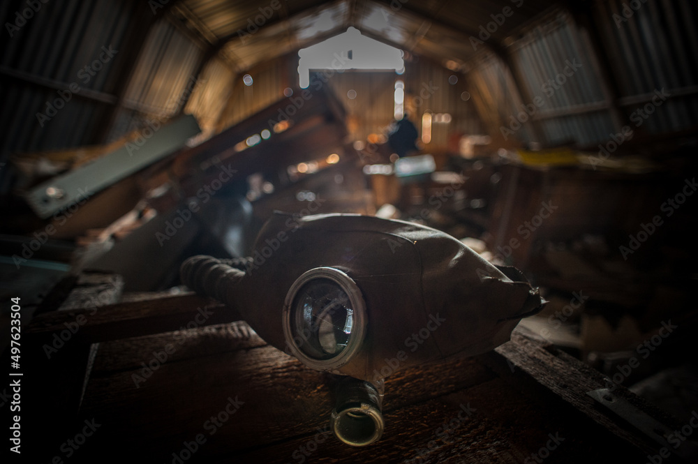 Old secret Russian military base Stock Photo | Adobe Stock