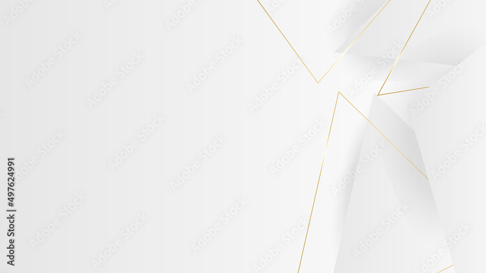Abstract white and gold background with gold threads Stock Vector ...