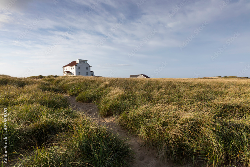 Provincetown Cape Cod Race Point Beach Dune Landscape Stock Photo ...
