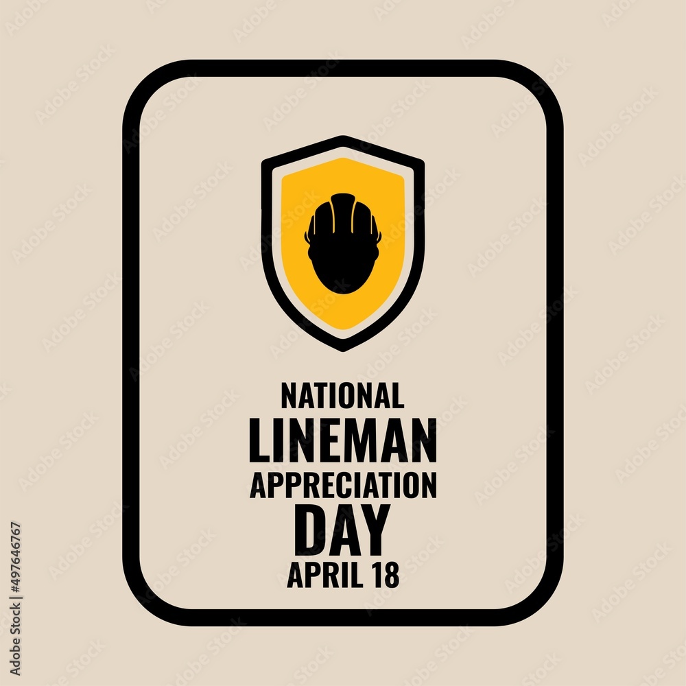 Project Hat Icon Design Concept National Lineman Appreciation Day ...