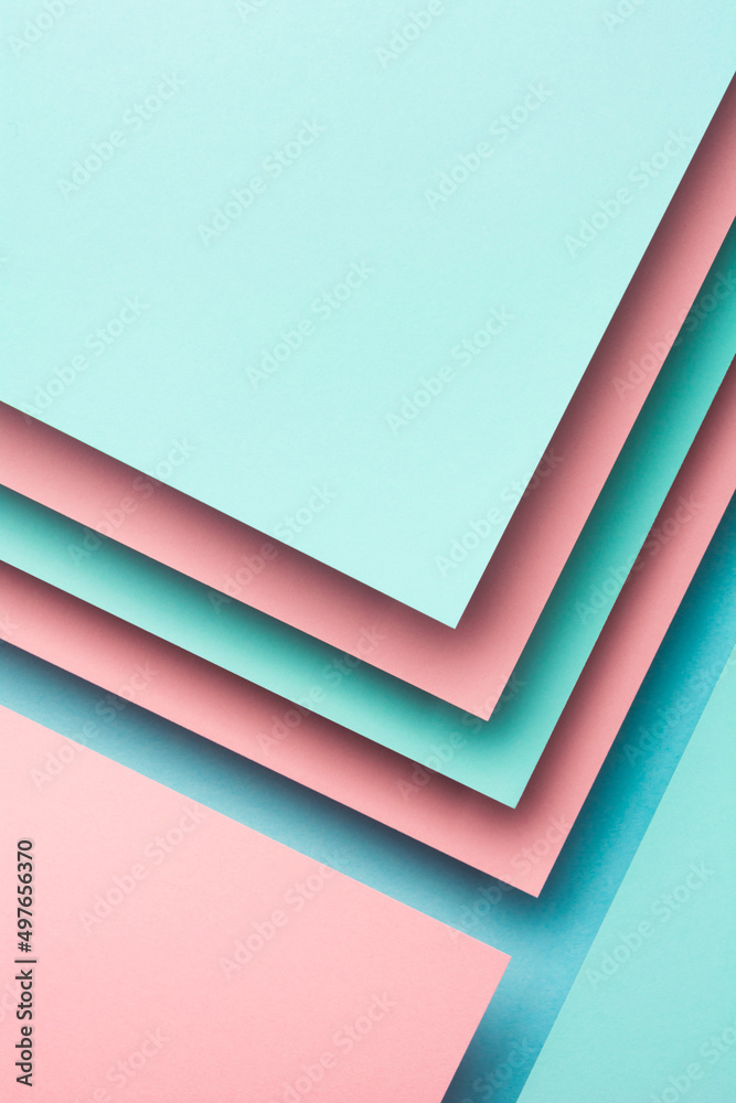 Pink and blue paper background Stock Photo | Adobe Stock