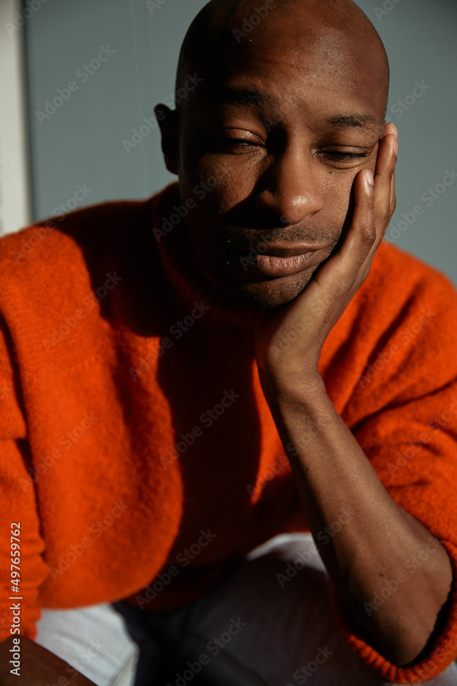 Exhausted Portrait Stock Photo | Adobe Stock