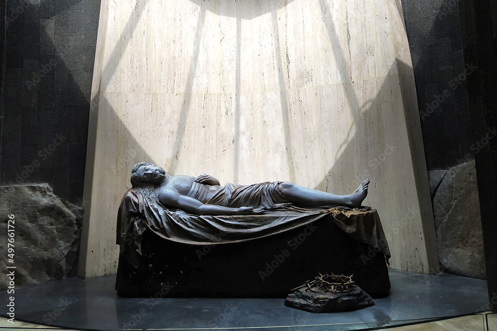Jesus Christ is buried in a rock cave, Lembang, Bandung, Indonesia ...