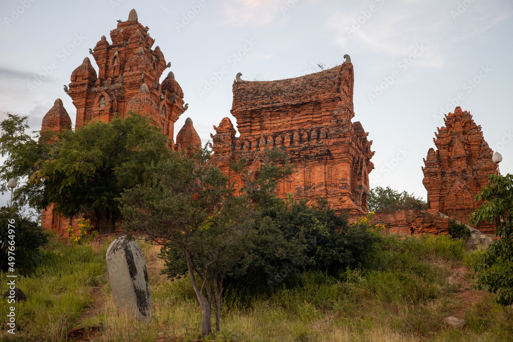 Photo & Art Print Cham Temple Towers religious complex in Phan Rang ...