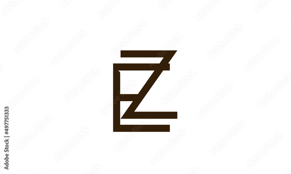 Alphabet letters Initials Monogram logo EZ, ZE, E and Z Stock Vector ...