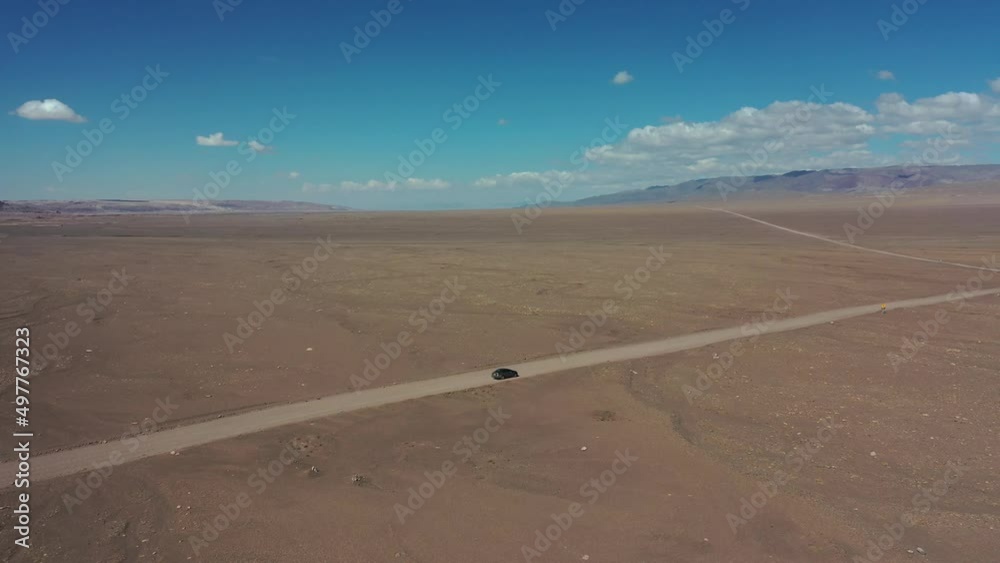 Atacama Desert in Chile with Car - Drone View | Die Atacama Wüste in ...