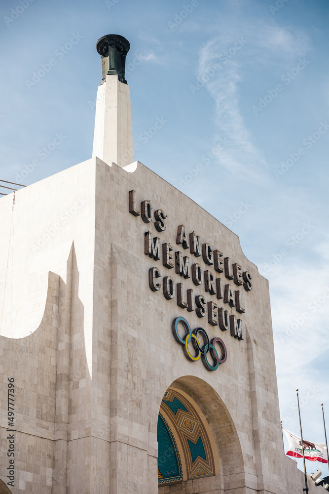 University of Southern California United Airlines Memorial Coliseum ...