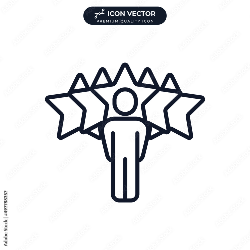 experience icon symbol template for graphic and web design collection ...