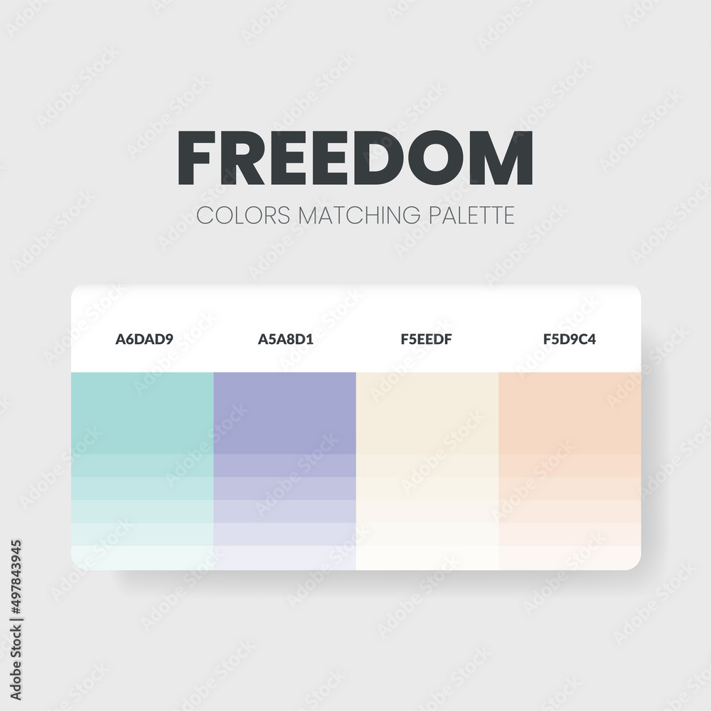 Freedom mood color palettes or color schemes are trends combinations ...