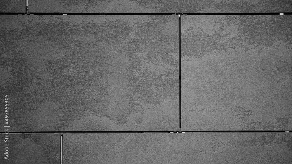 Picture of how to install black Facade panels for decorating the walls ...