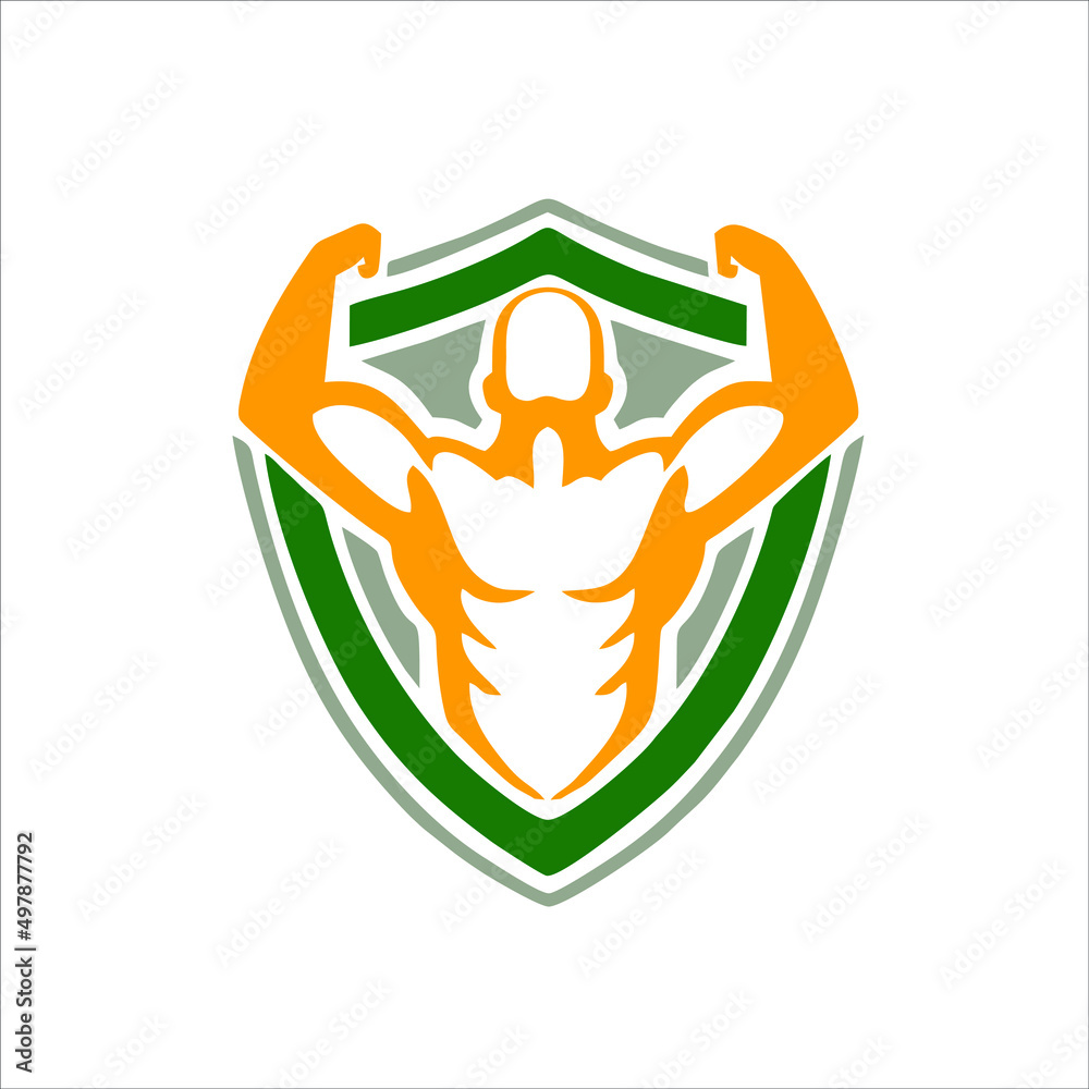 Arm muscle. Emoji of strong bicep. Emoticon of strength in hand. Icon ...