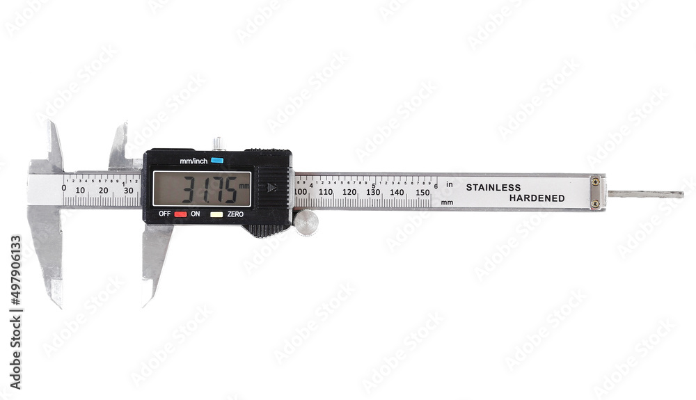 Electronic vernier caliper Stock Photo | Adobe Stock