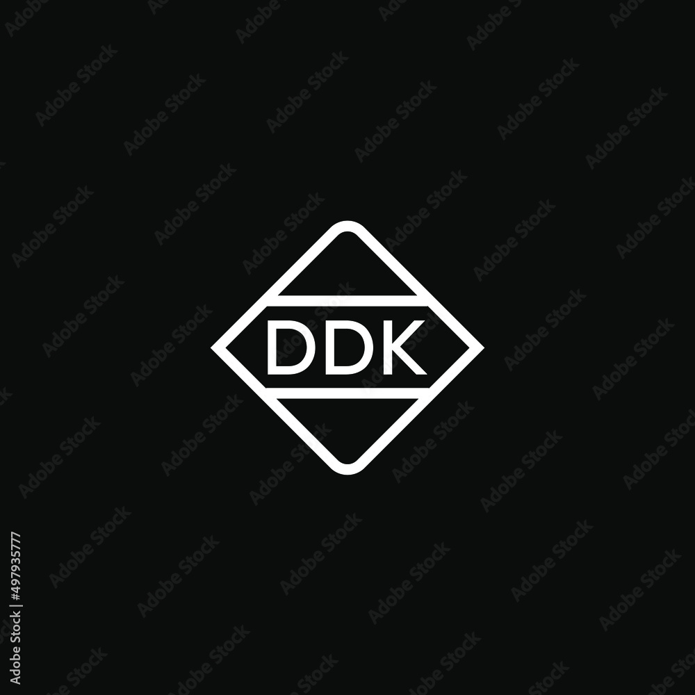 Vecteur Stock DDK letter design for logo and icon.DDK monogram logo ...