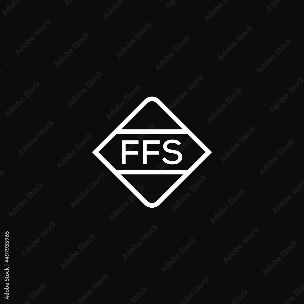 FFS letter design for logo and icon.FFS monogram logo.vector ...