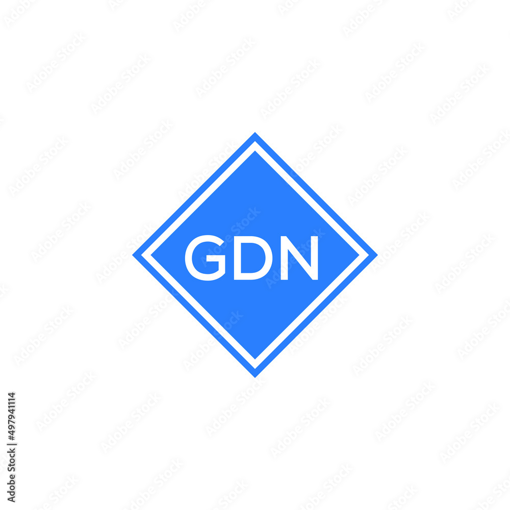 GDN letter design for logo and icon.GDN monogram logo.vector ...