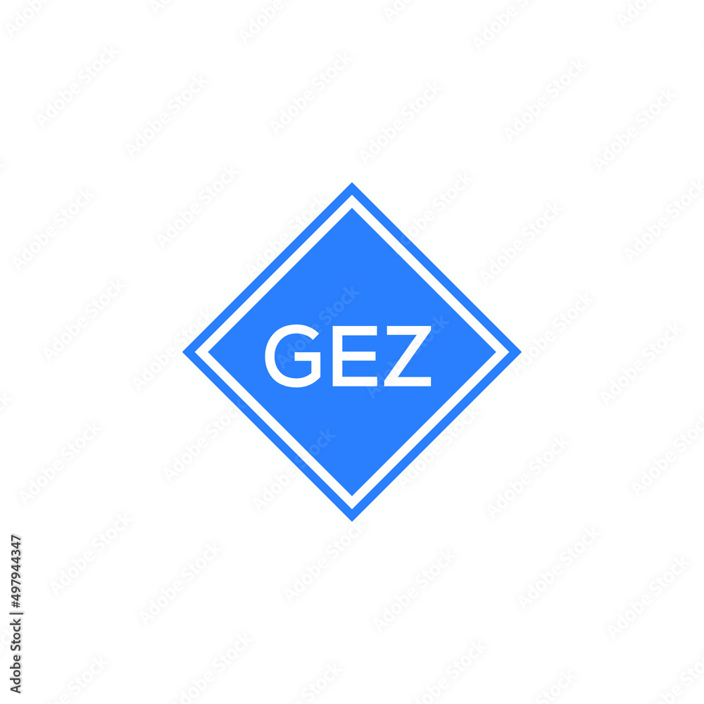 GEZ letter design for logo and icon.GEZ monogram logo.vector ...
